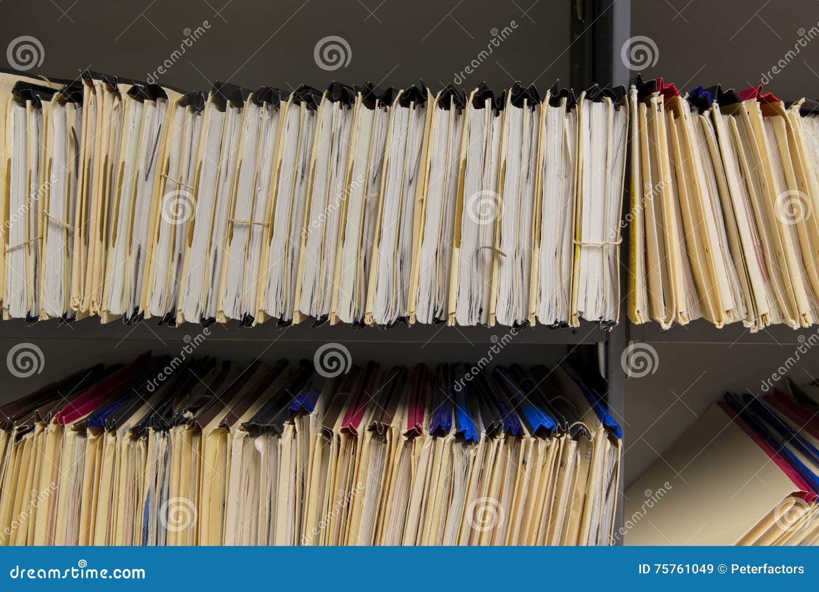 Filing records stock image. Image of document, hospital - 75761049