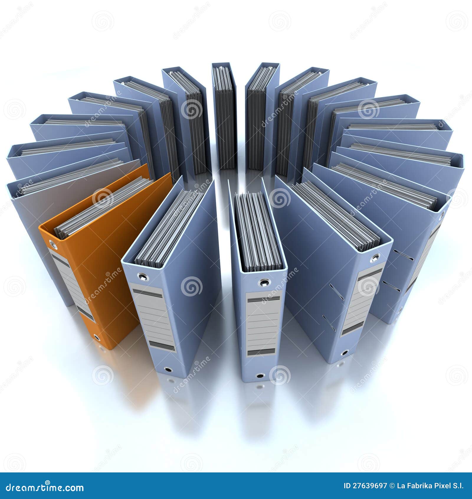 Filing round stock image. Image of filing, render, organize - 27639697