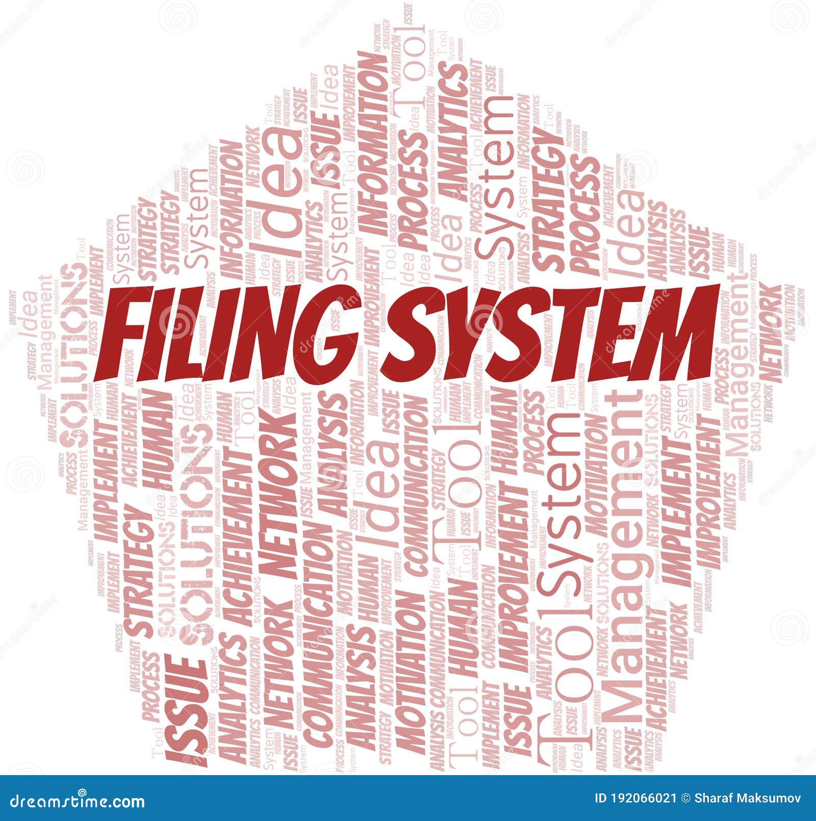 Filing System Line Icons Collection. Organization, Efficiency ...