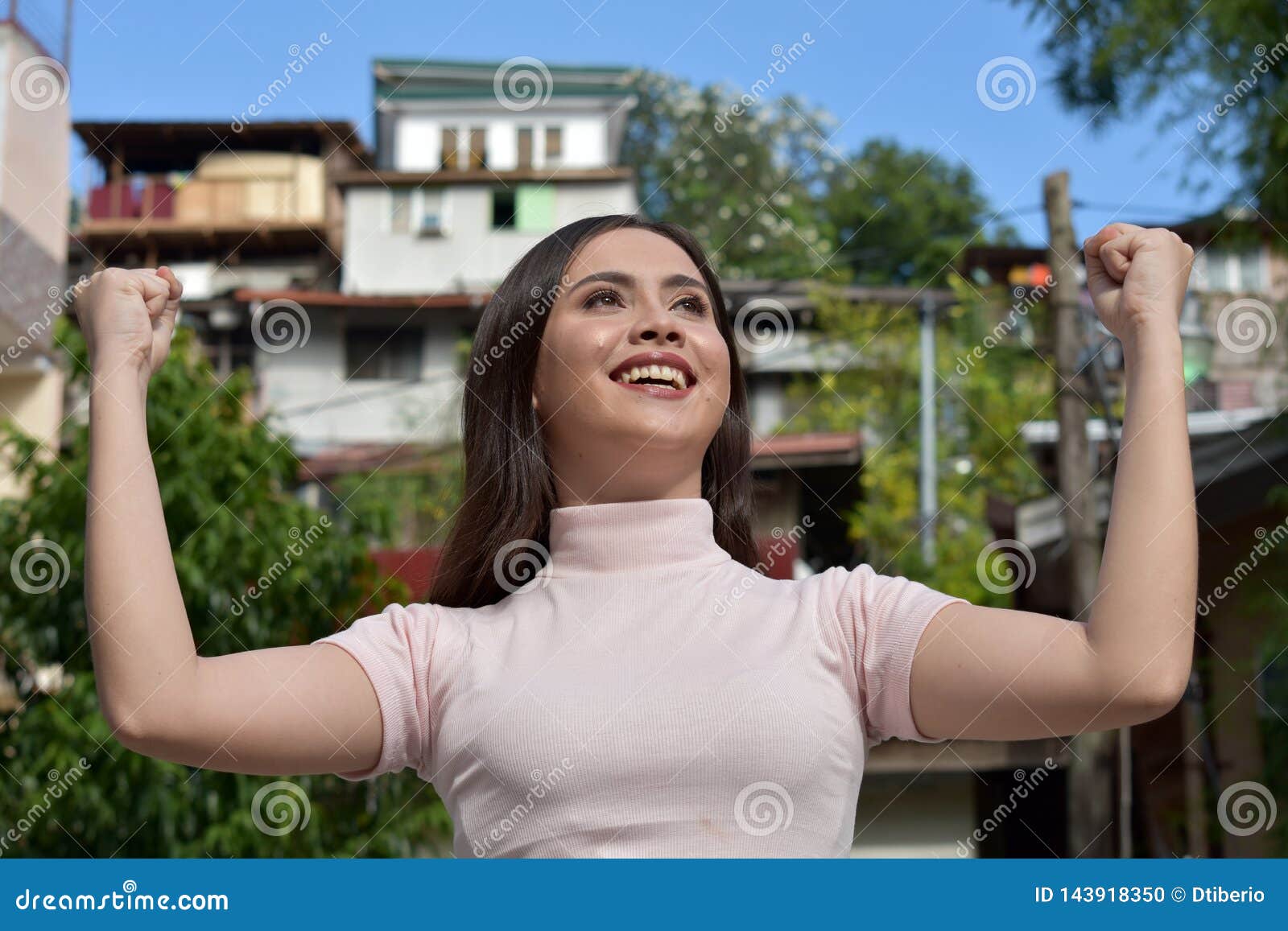 Filipina Female and Muscles Stock Photo - Image of physique, tendons ...