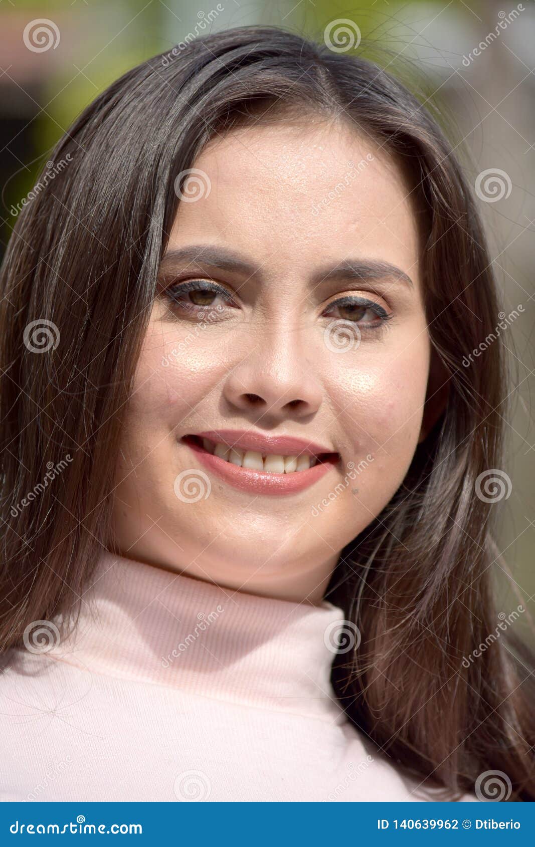 A Filipina Female Smiling stock photo. Image of minority - 140639962