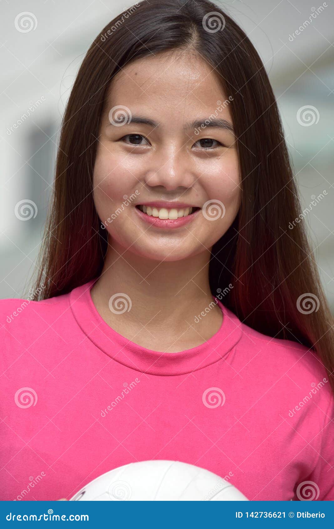 Filipina Female Volleyball Player and Happiness with Volleyball Stock ... Filipina Female Volleyball Player and Happiness with Volleyball Stock ...