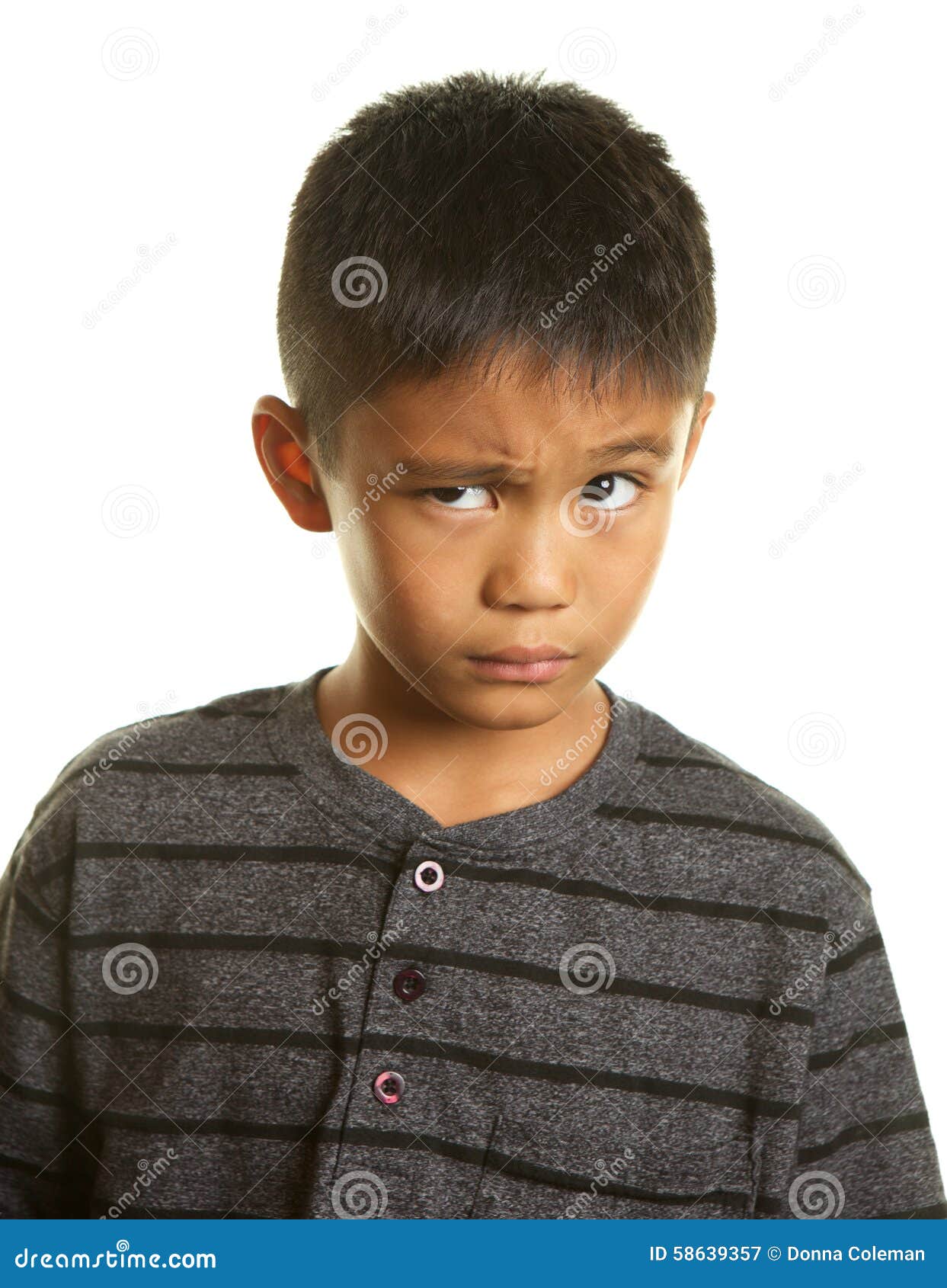 Skeptical African Kid Blank