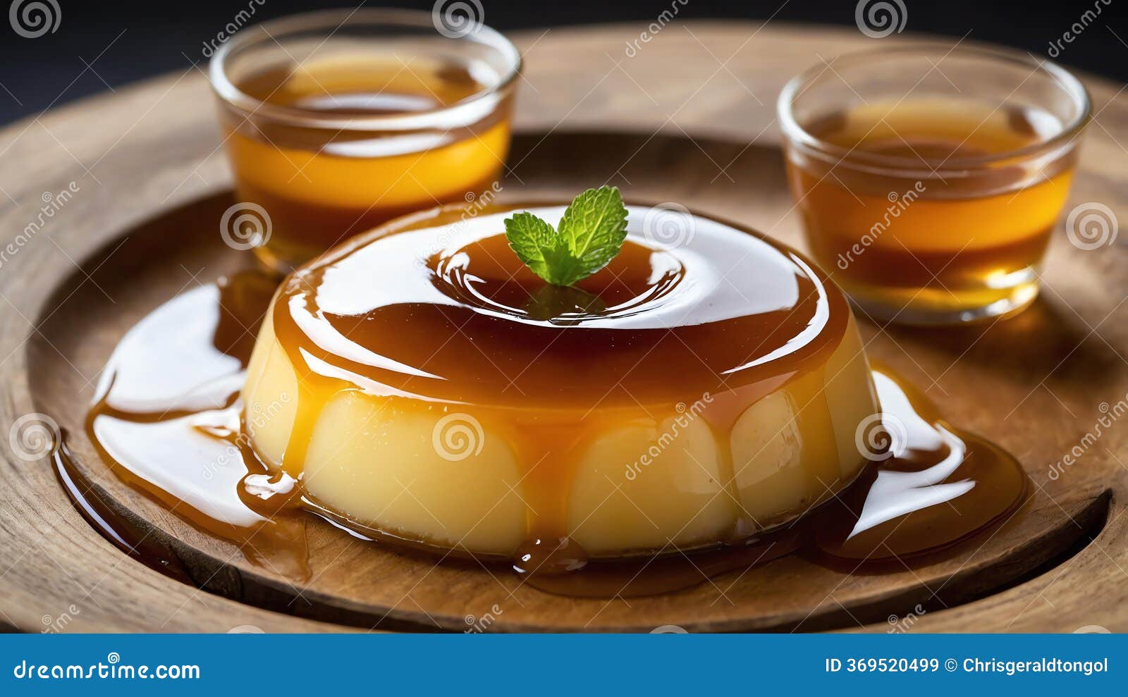 The Filipino Dish Leche Flan Is Often Referred Ai Generated Royalty ...