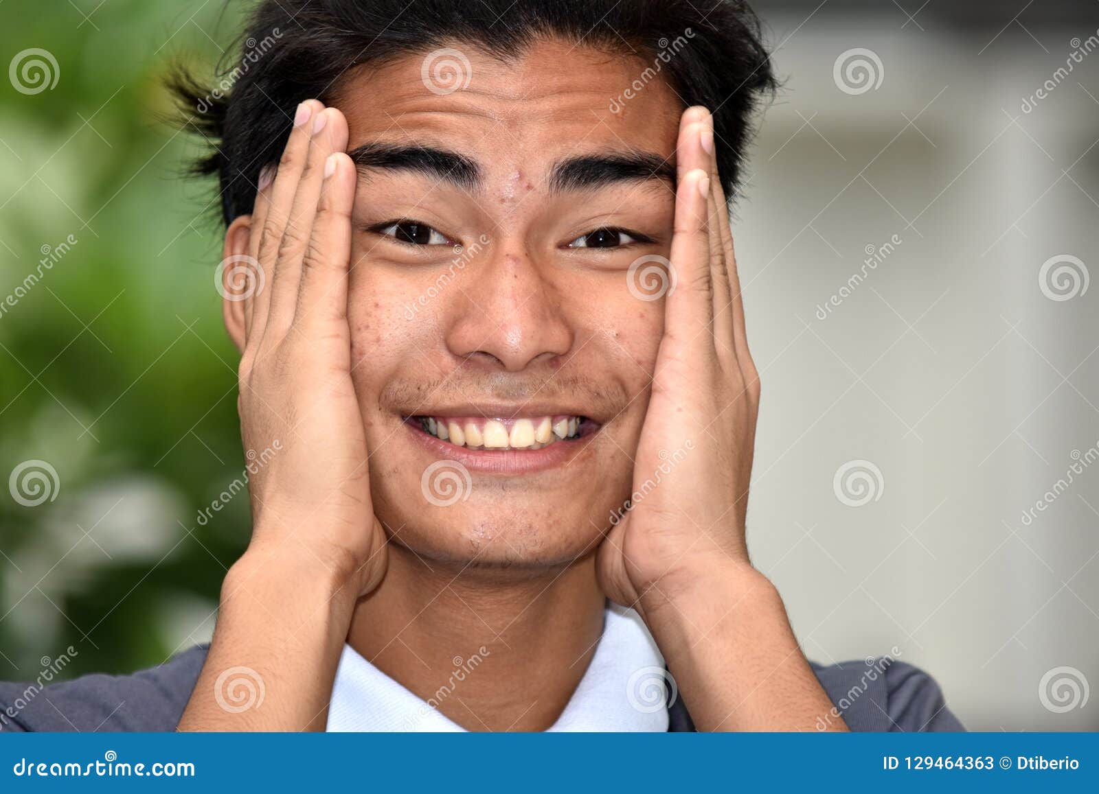 Filipino Male Portrait stock image. Image of minority - 129464363