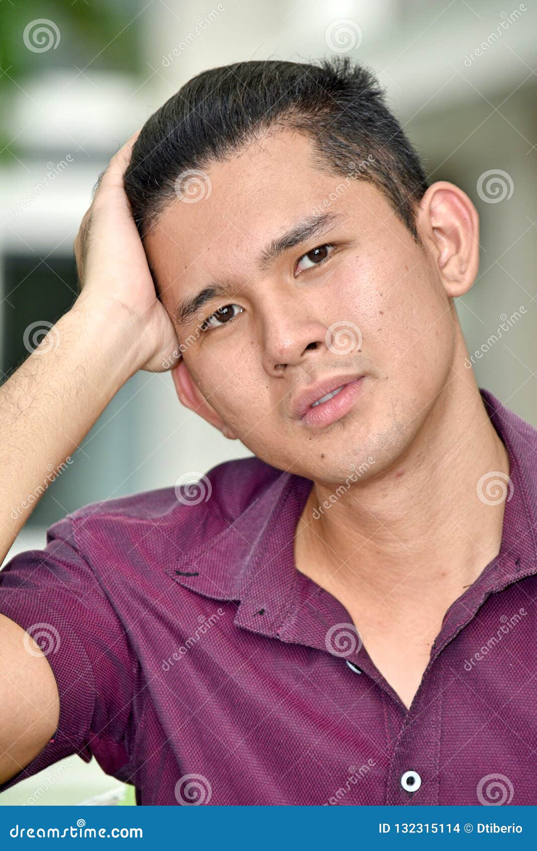 Filipino Person and Confusion Stock Photo - Image of think, thinking ...