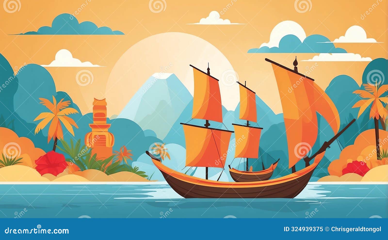 Filipino Themed Wallpaper for Presentations and Office Ai Generated ...