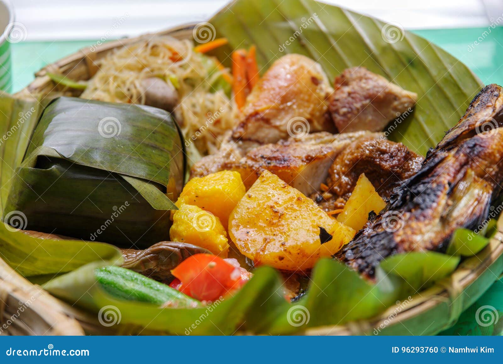 Filipino Traditional Set Meal Stock Photo - Image of barbeque, lunch ...