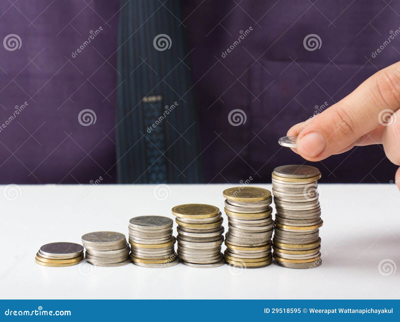 Fill a coin stock image. Image of money, cash, coin, increasing - 29518595