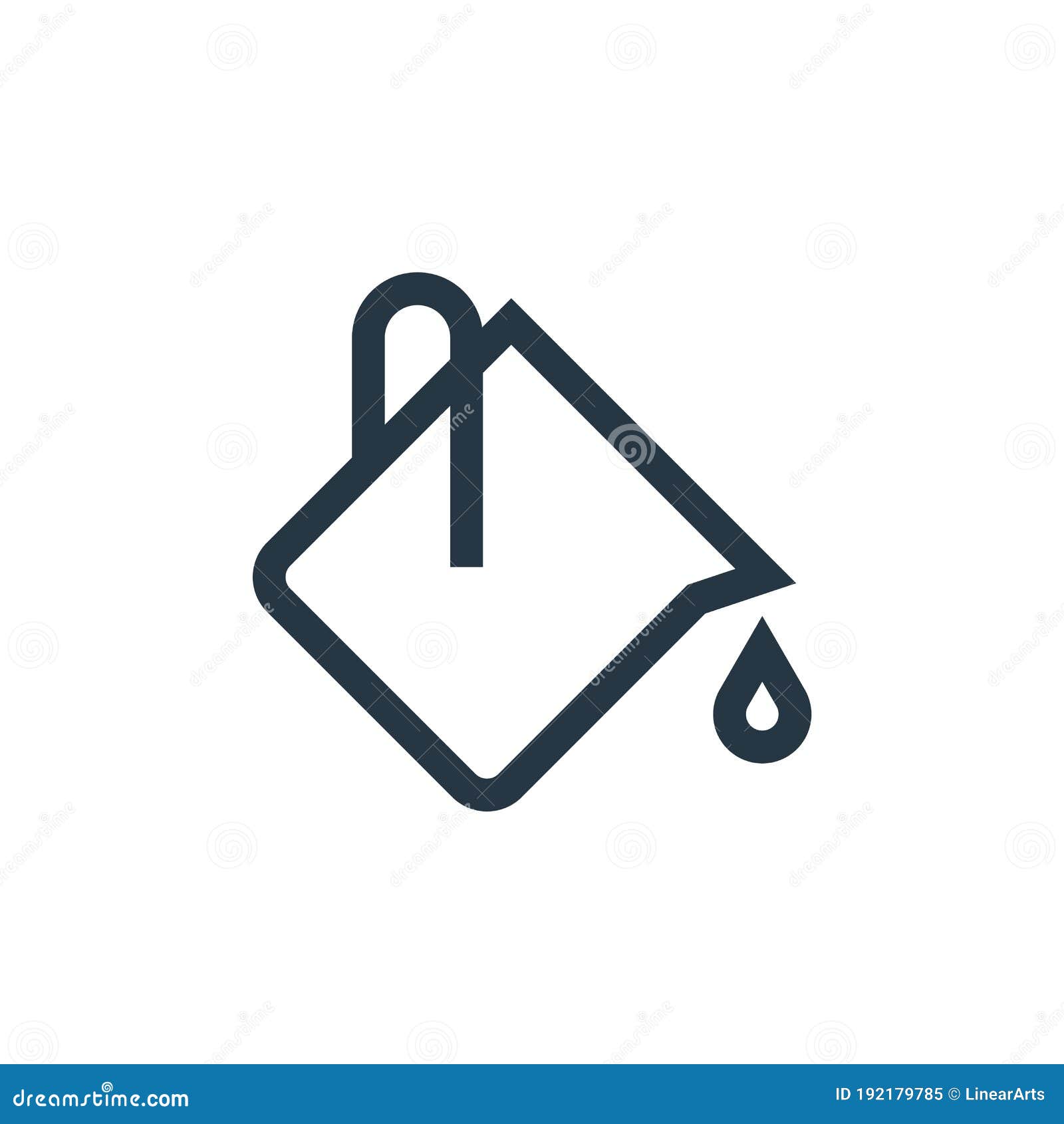 Fill Color Icon Vector from Vector Editing Concept. Thin Line ...