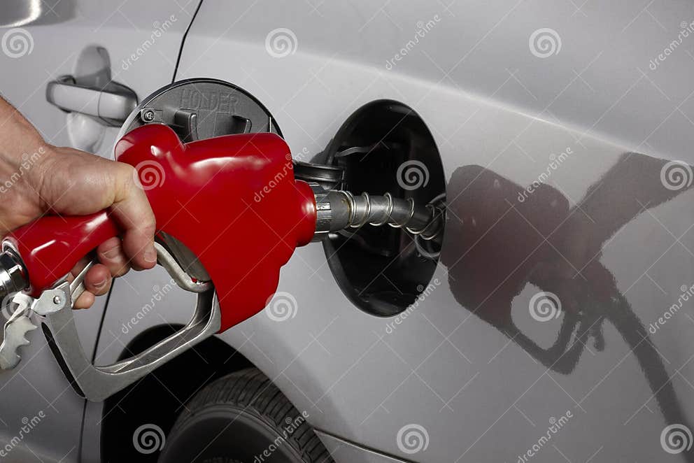 Fill er up! stock photo. Image of hose, station, automobile - 10573032
