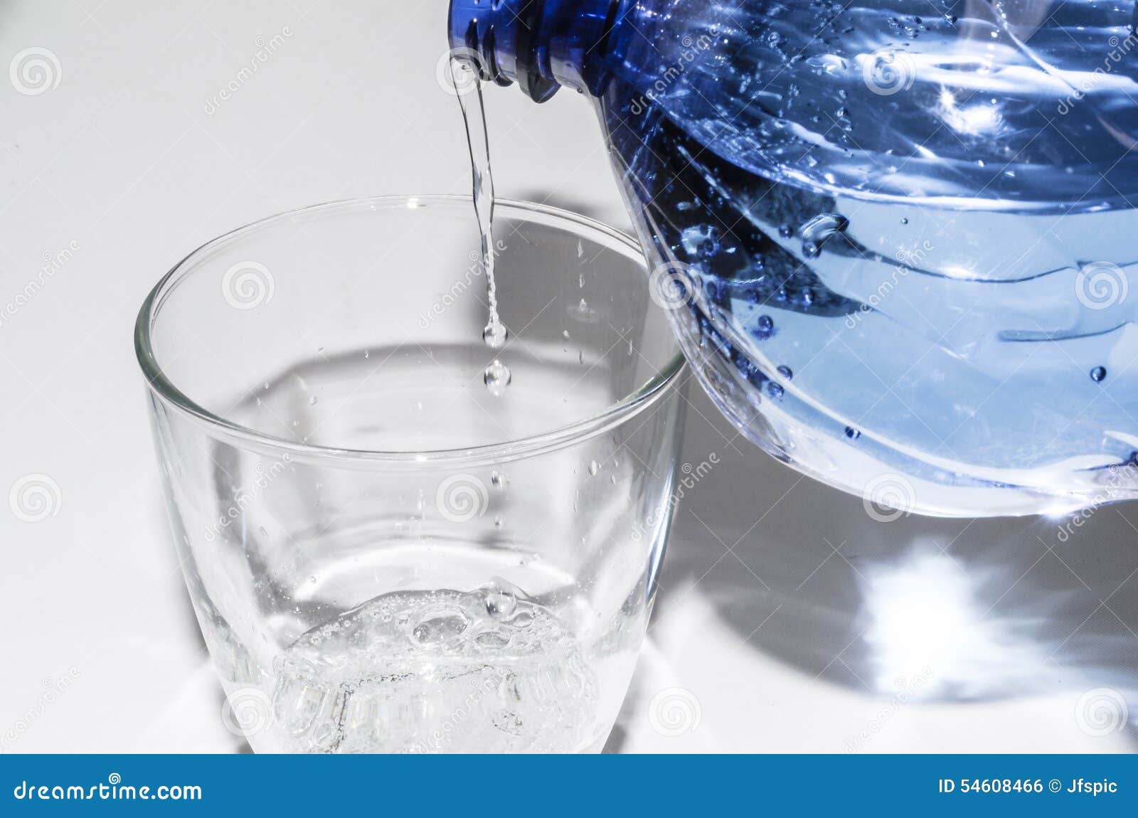 Fill Glass of Mineral Water Stock Photo - Image of healthy, glass: 54608466