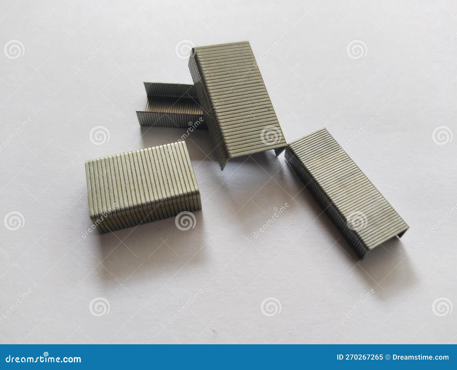 Fill Staples on White Paper Stock Image - Image of furniture, brand ...