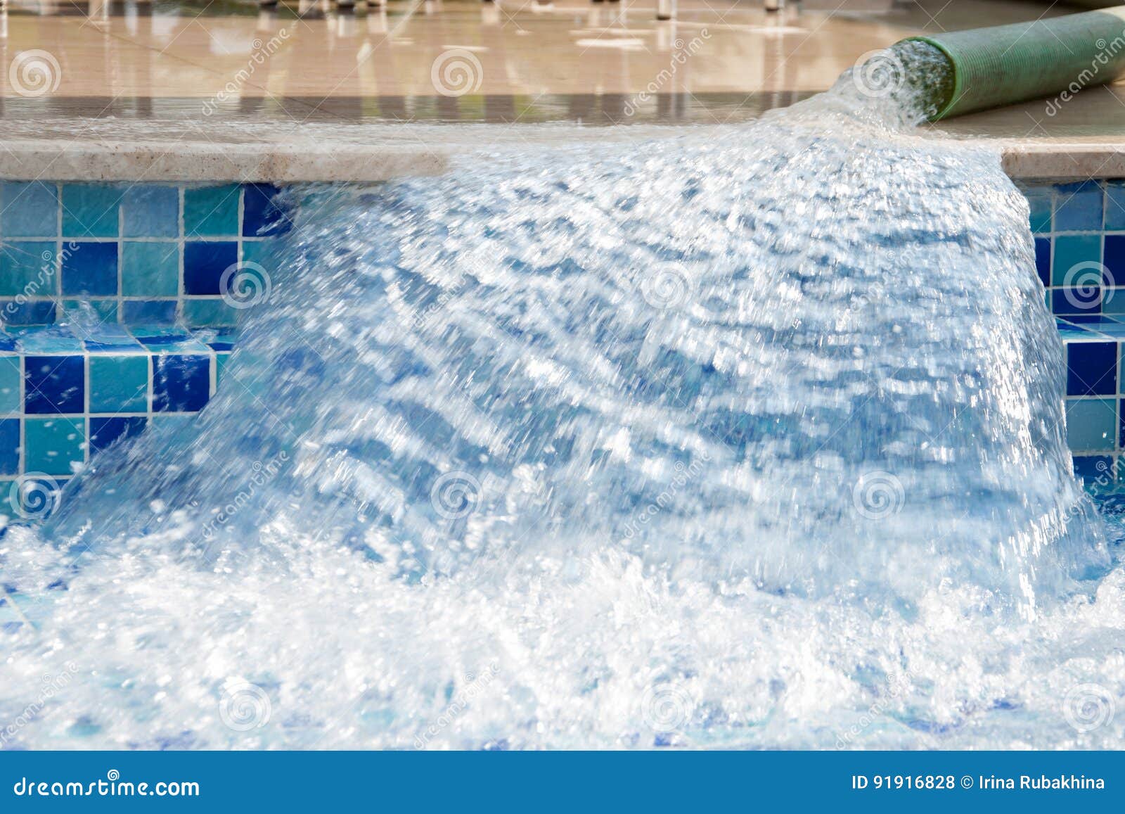 Fill the Swimming Pool with Clean Water Stock Photo - Image of clear ...
