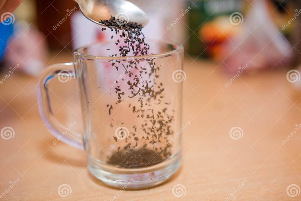 Fill Tea in a Bowl. Tea Preparation Stock Photo - Image of healthy ...