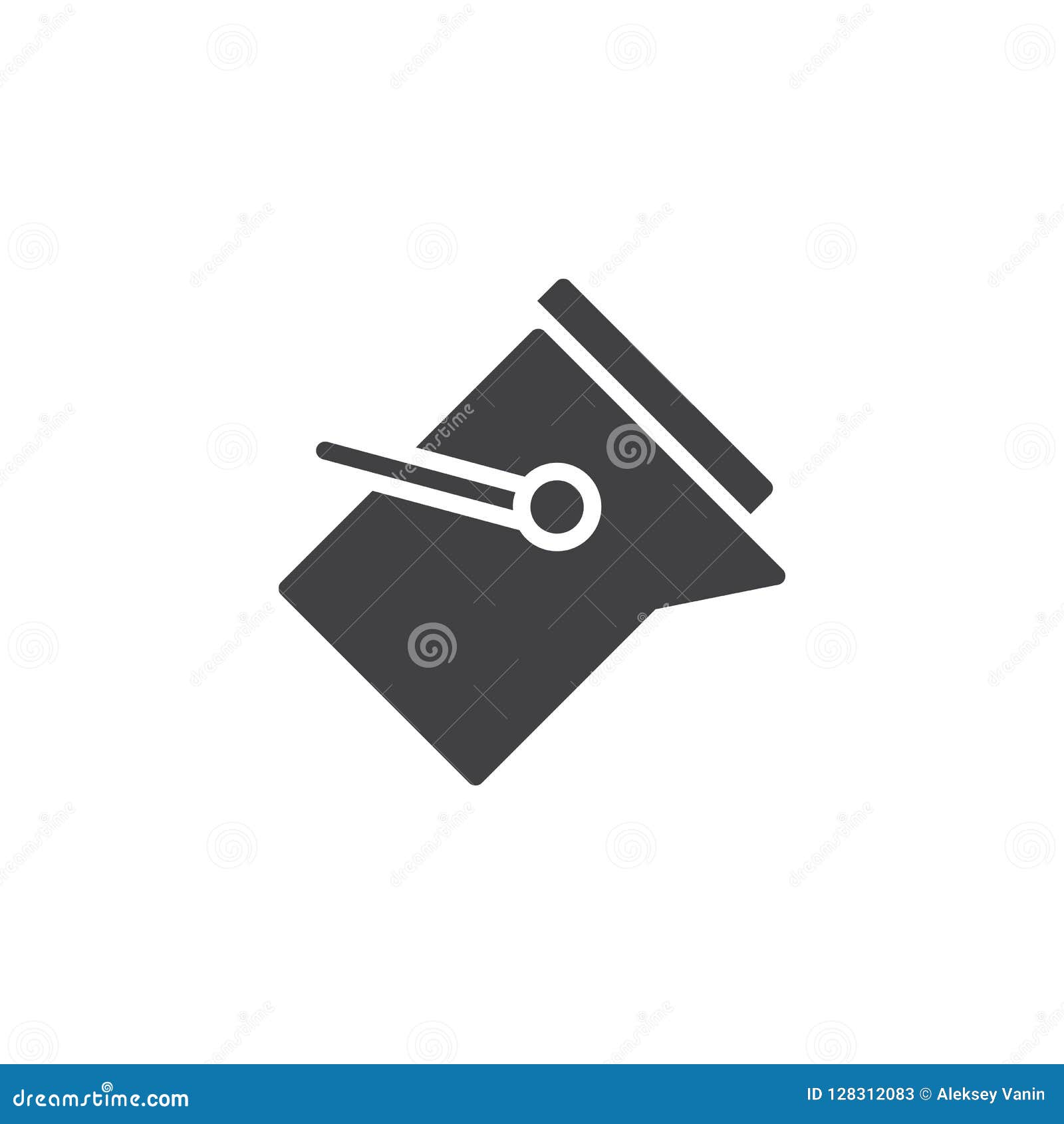 Fill tool vector icon stock vector. Illustration of designer - 128312083