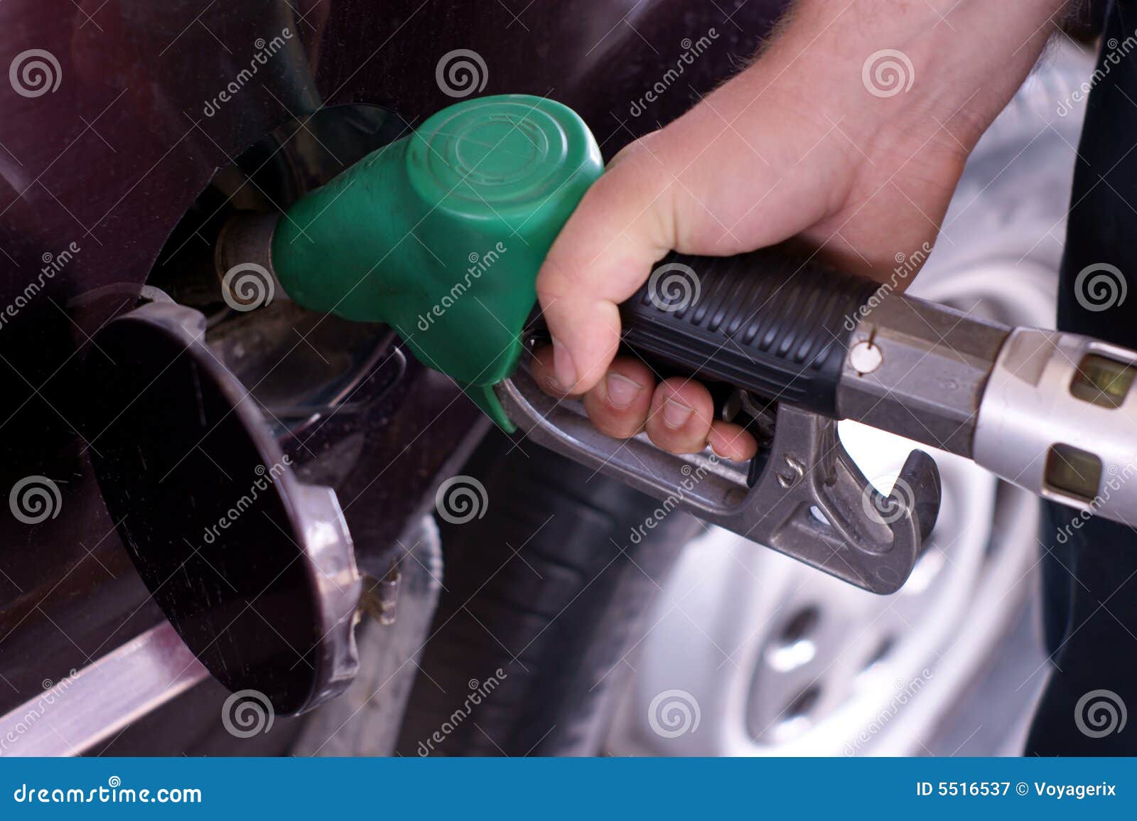 Fill up of gasoline stock image. Image of expenses, fillup - 5516537