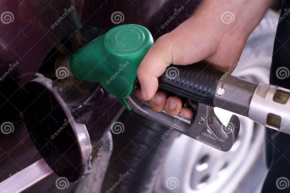 Fill up of gasoline stock image. Image of expenses, fillup - 5516537