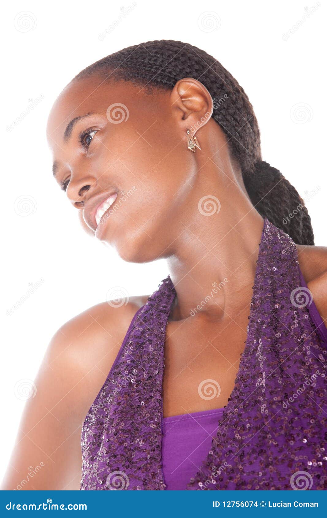 Fille Africaine Photo Stock Image Du Mignon Femelle 12756074