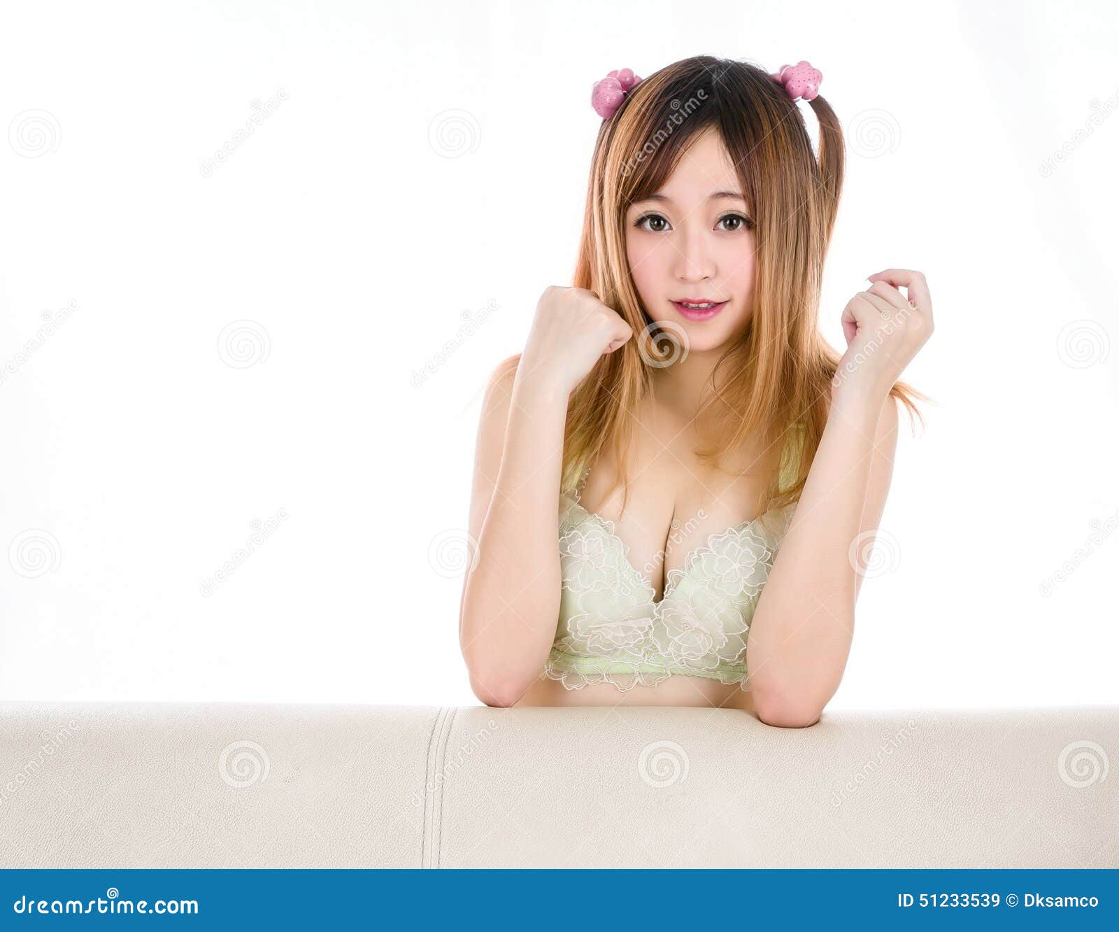 Fille Asiatique Sexy De Femme Dans Le Style Japonais De Sous Vêtements Image Stock Image Du