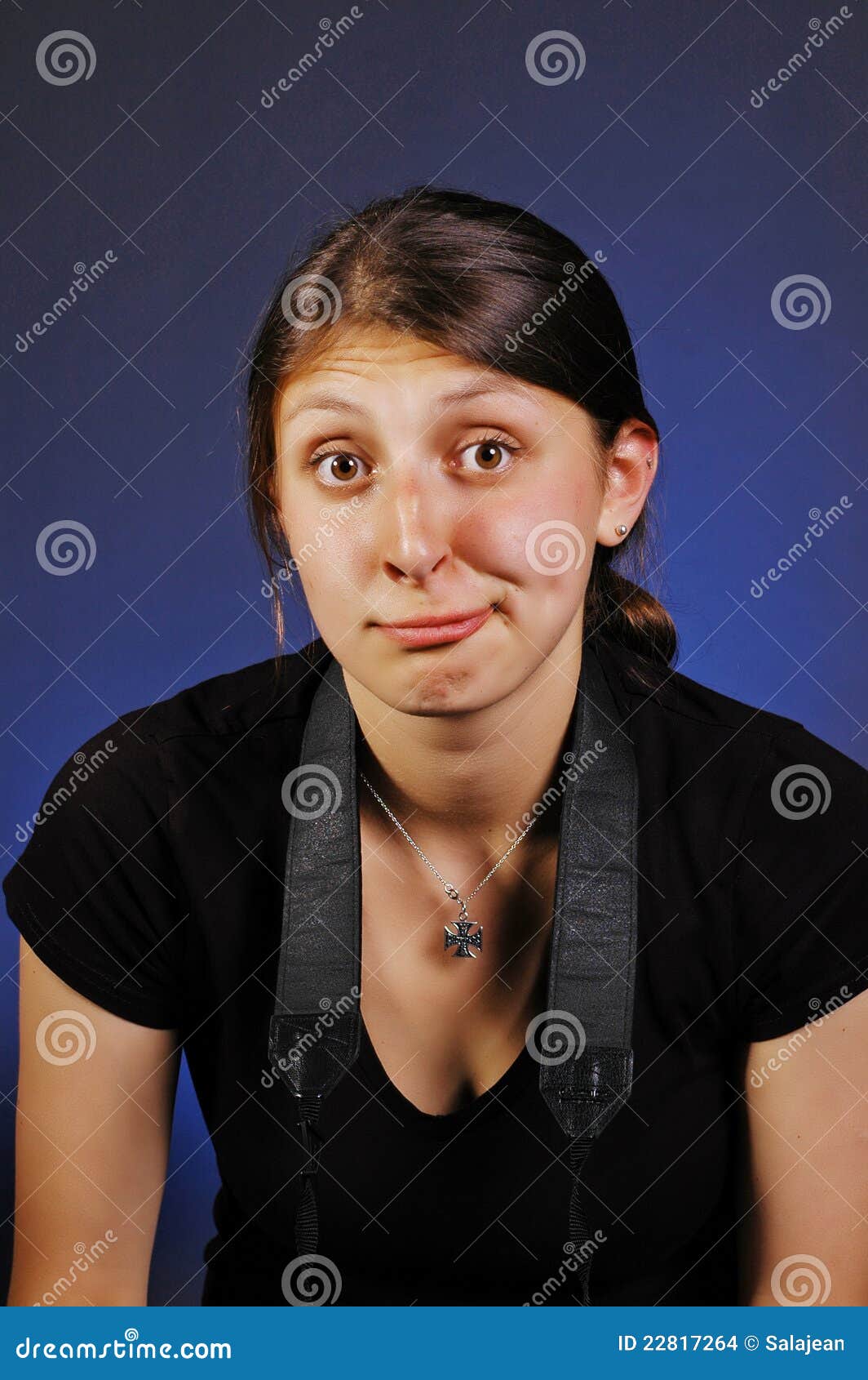 Fille Bizarre De Visage De Clown Photo stock - Image du visage, femme ...