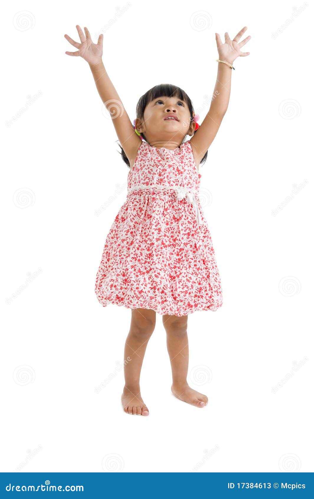 Fille Essayant D'attraper Quelque Chose Image stock - Image du fuselage ...