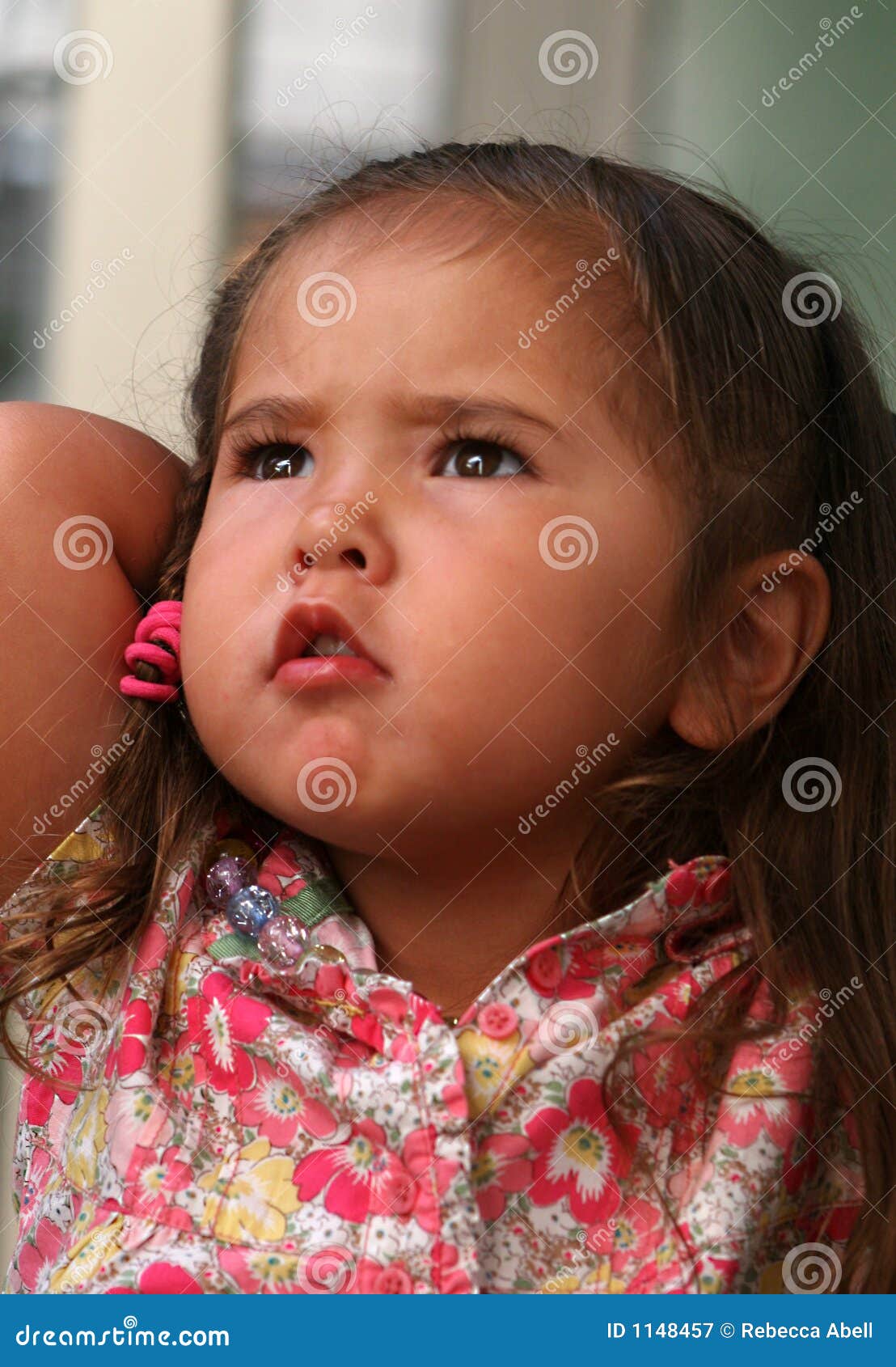 Fille fâchée image stock. Image du mignon, gosse, enfant - 1148457