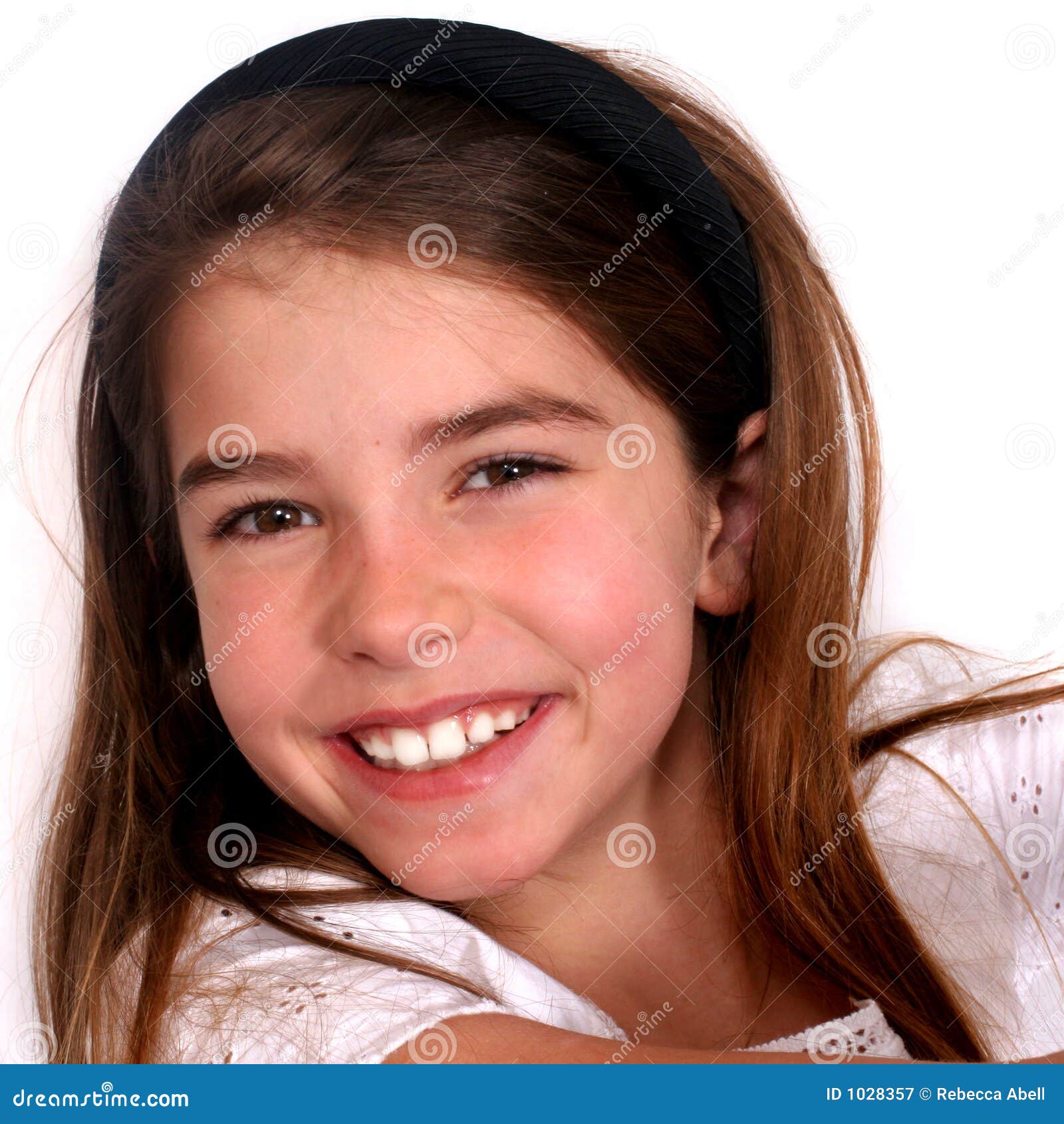 Fille heureuse image stock. Image du gosses, bonheur, heureux - 1028357