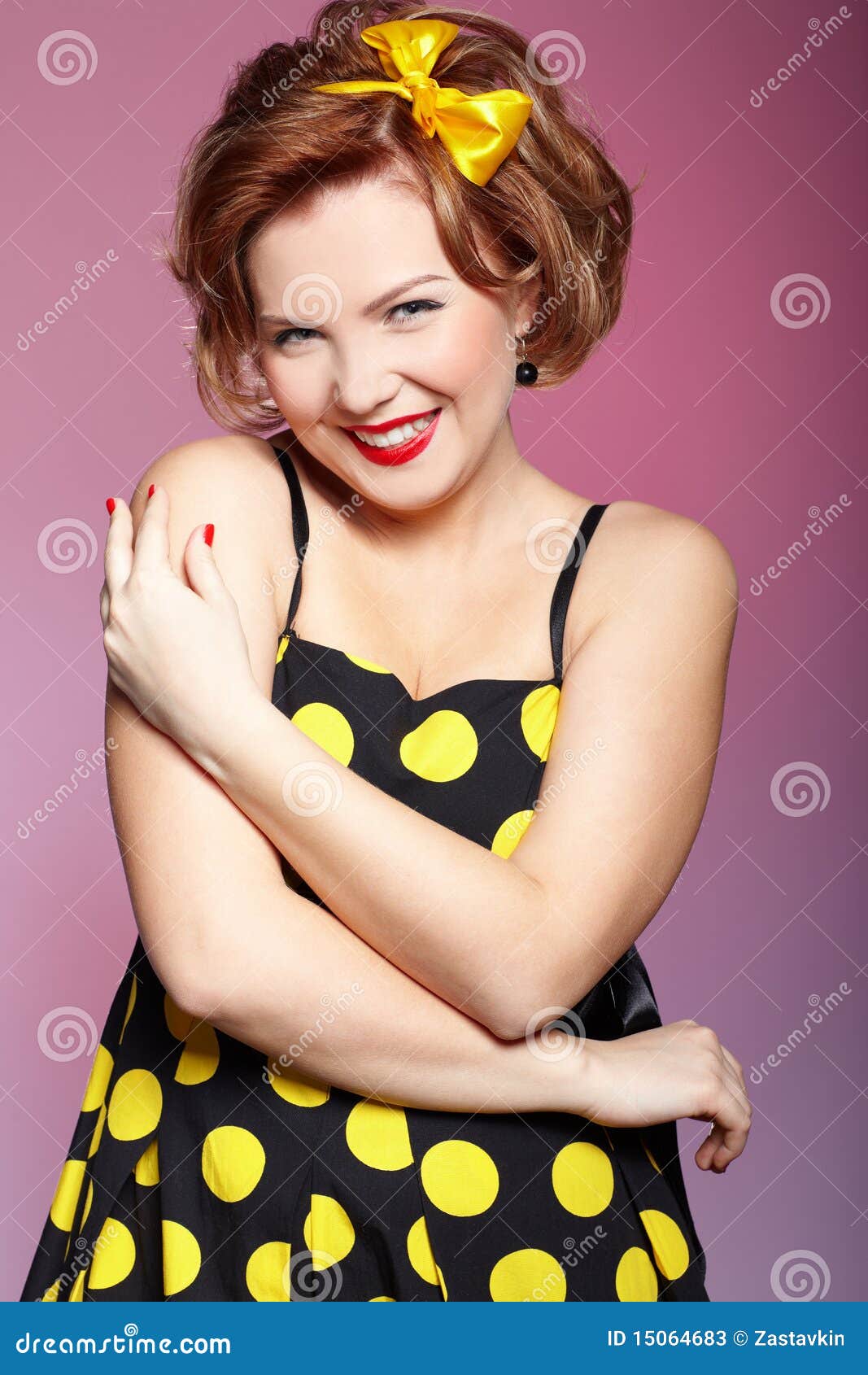 Fille Pin Vers Le Haut Image Stock Image Du Verticale 15064683