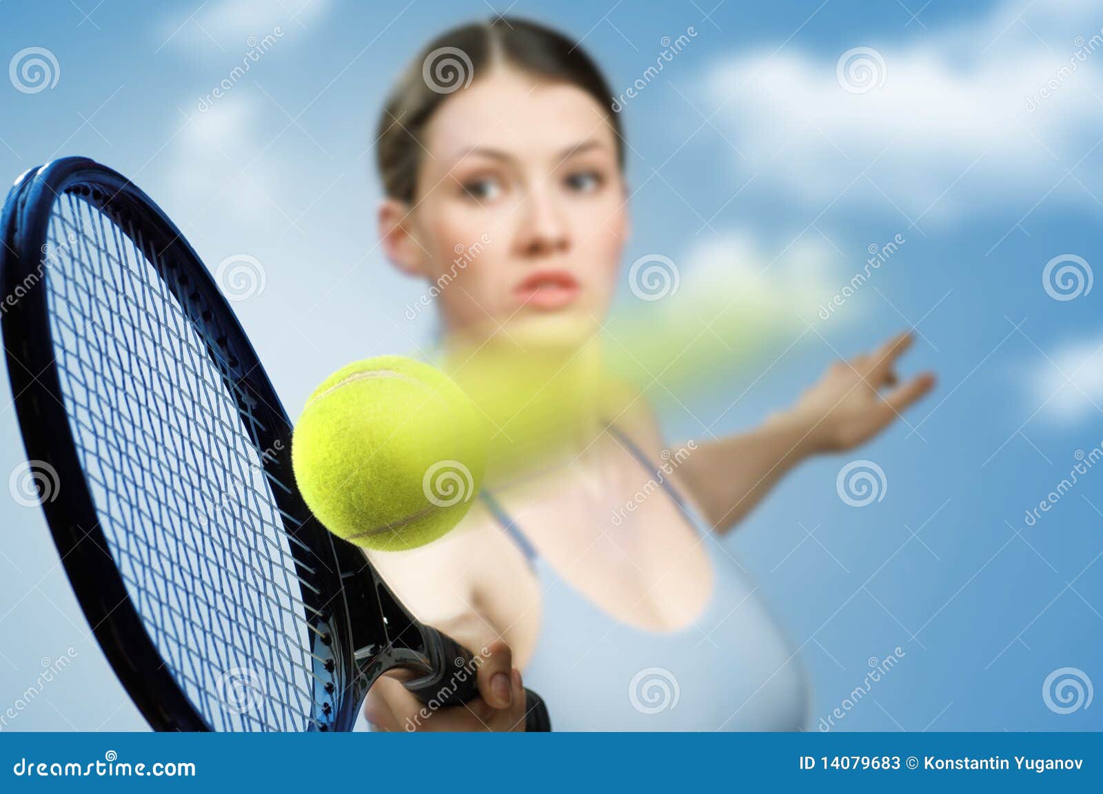 Fille sportive image stock. Image du adolescence, loisirs - 14079683