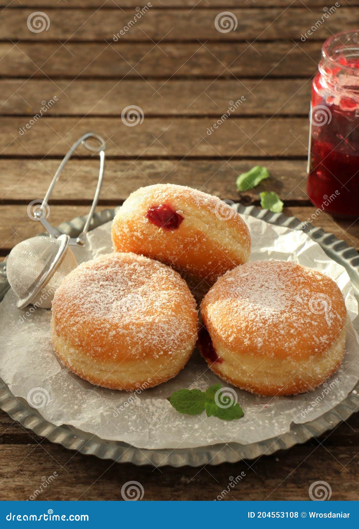 Berliner, Bomboloni Or Filled Donuts Royalty-Free Stock Image ...