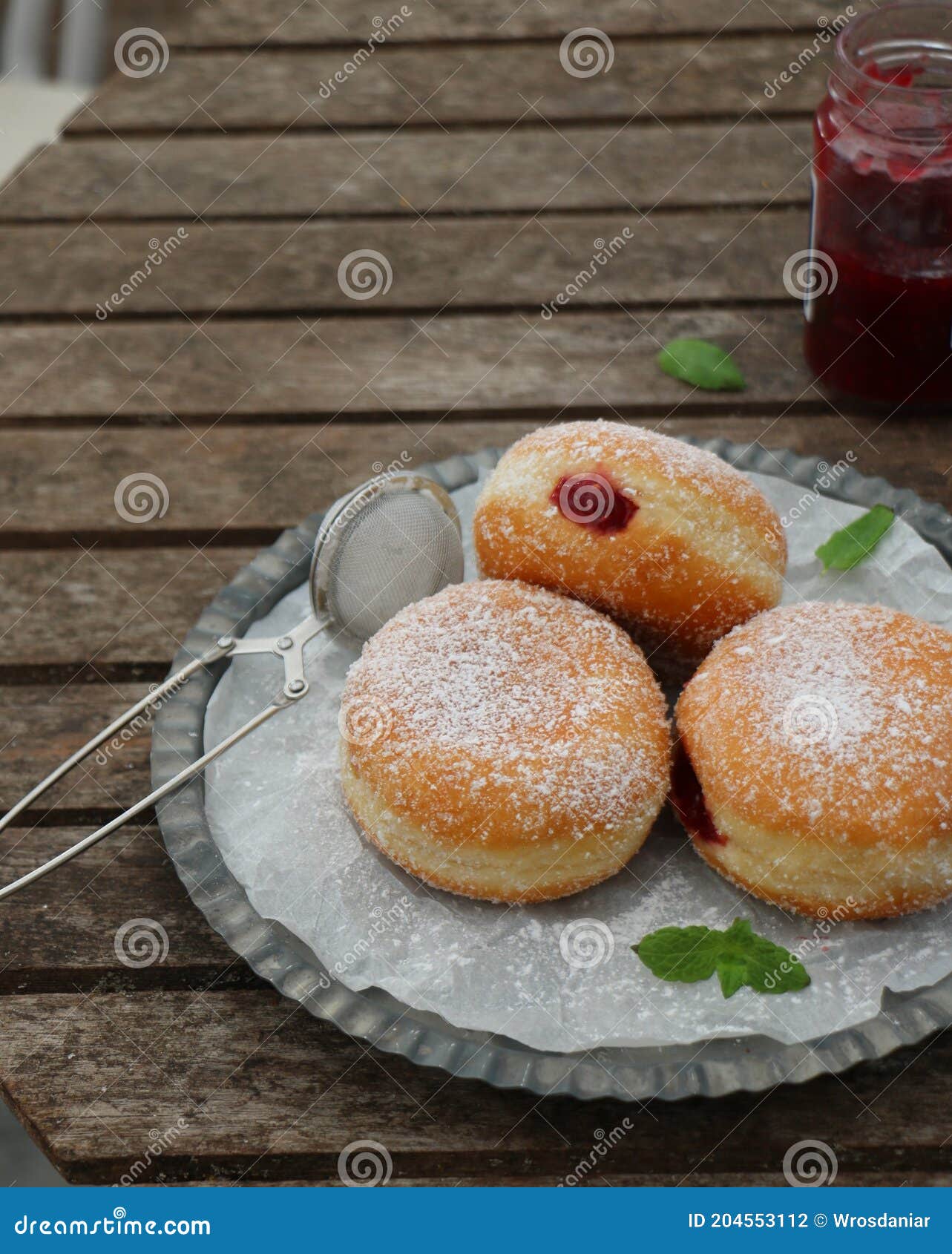 Berliner, Bomboloni Or Filled Donuts Royalty-Free Stock Image ...
