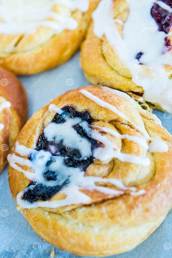 Filled danishes stock image. Image of fresh, sweet, food - 37836699