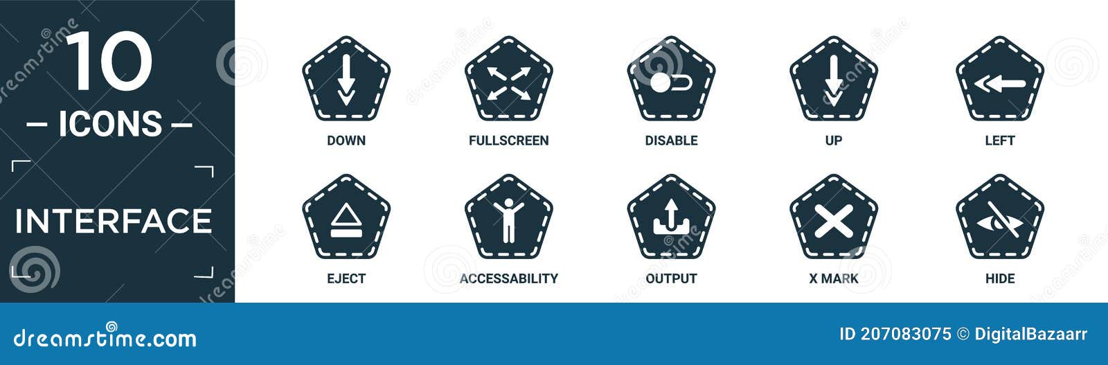 Disable Eye Hide Outline Icon. Signs And Symbols Can Be Used For Web ...