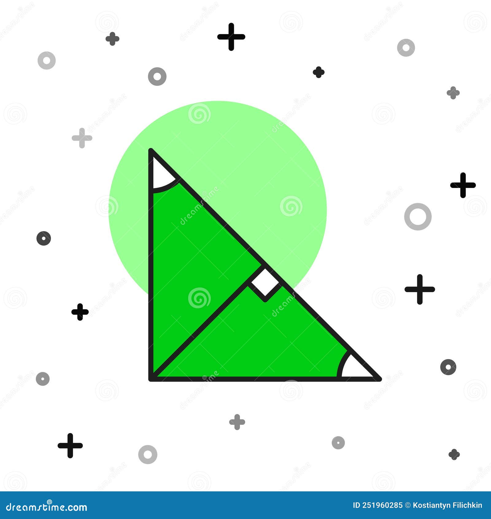 Outline Angle Of Acute Vector Icon. Isolated Black Simple Line Element ...