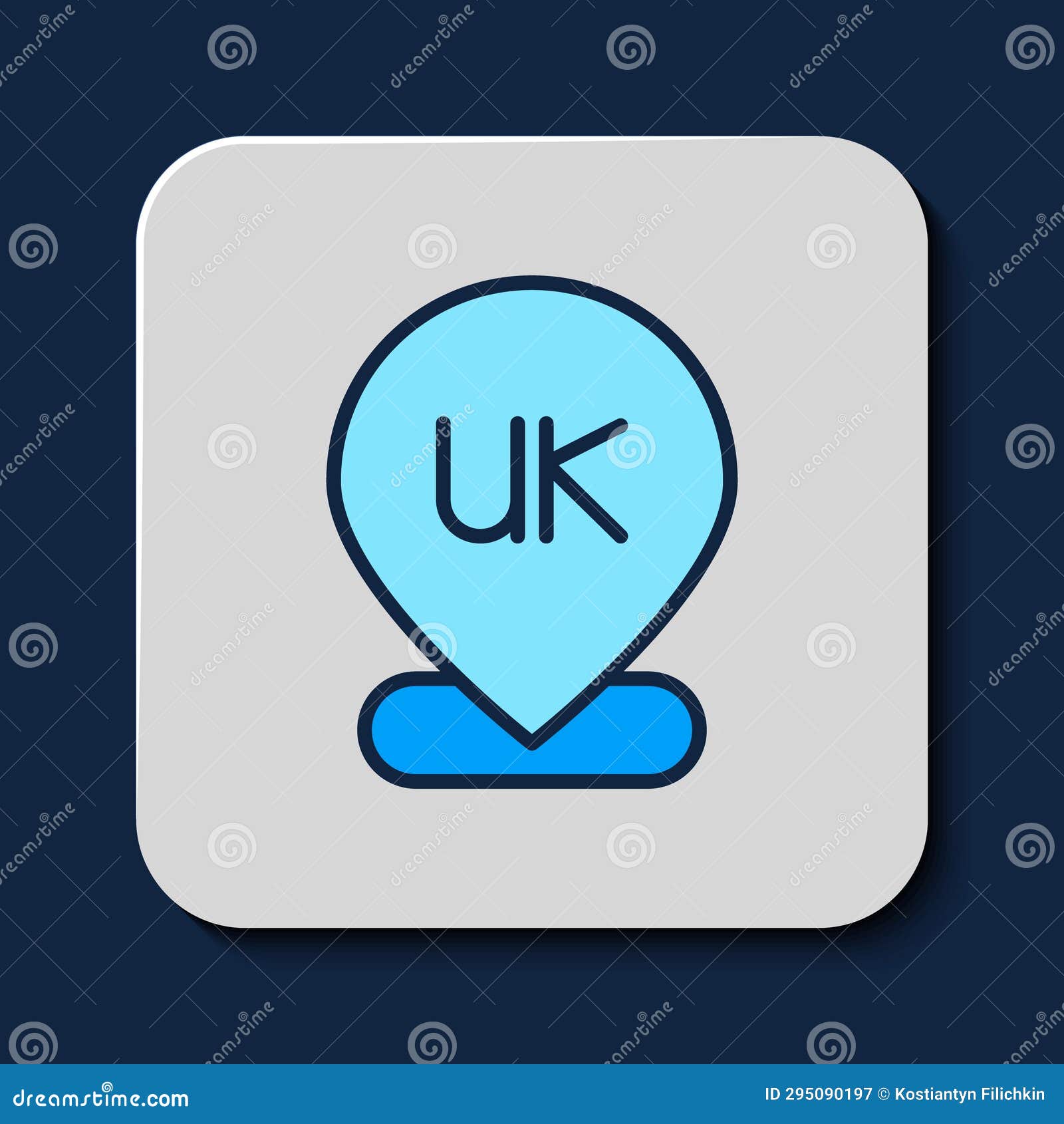 England Icon Vector Sign And Symbol Isolated On White Background ...