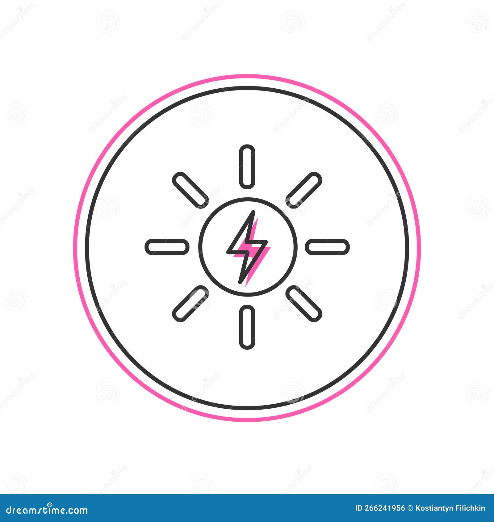 Filled Outline Solar Energy Panel Icon Isolated on White Background ...