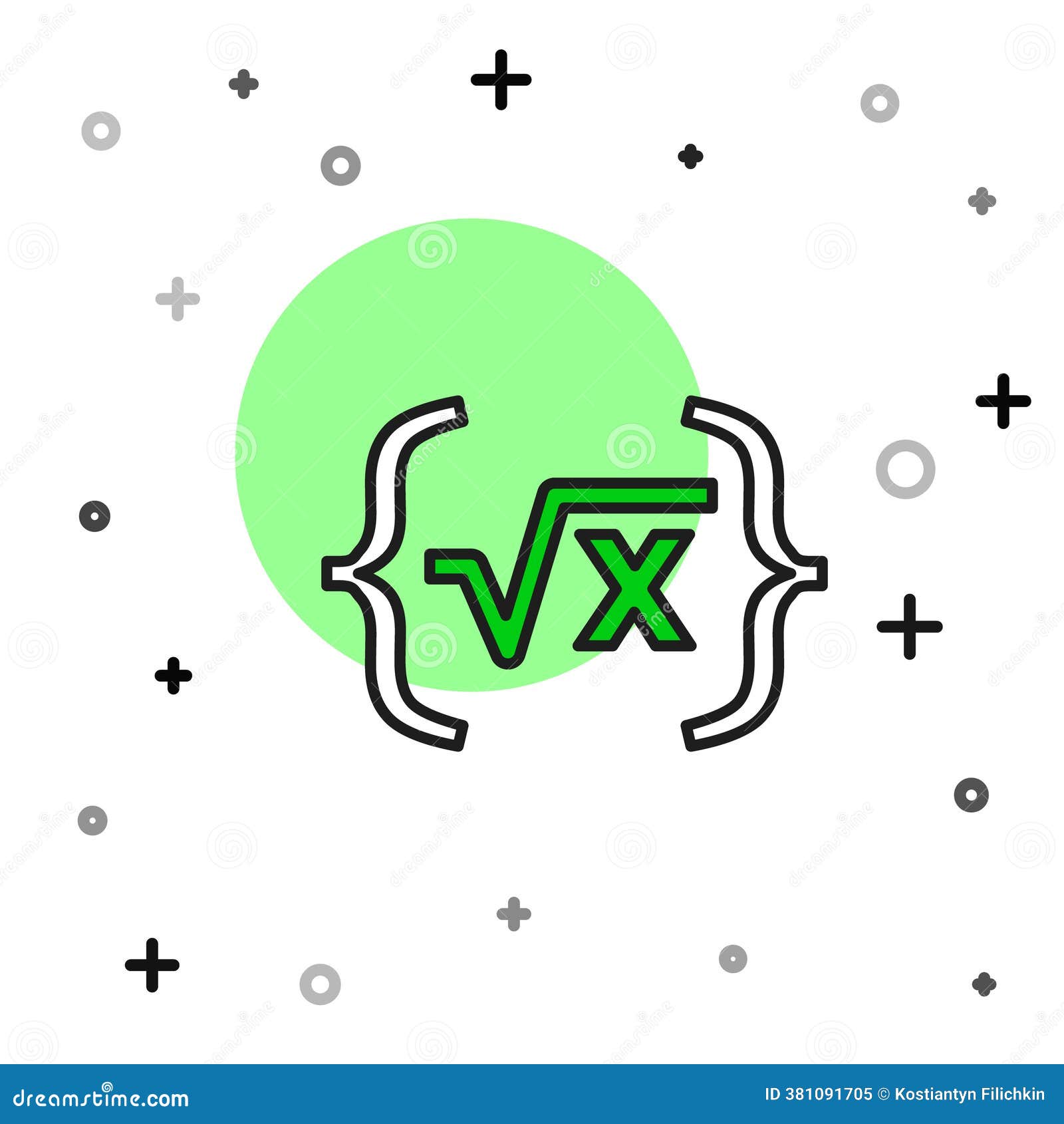 Set Square Root Of X Glyph, Calculator, Abacus, Graph, Schedule, Chart ...