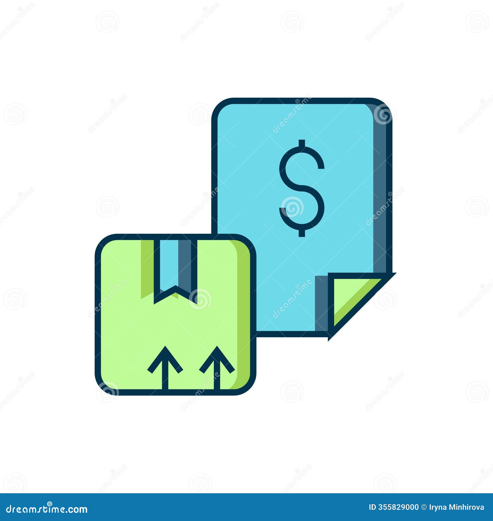 Waybill Icon In Filled, Thin Line, Outline And Stroke Style. Vector ...