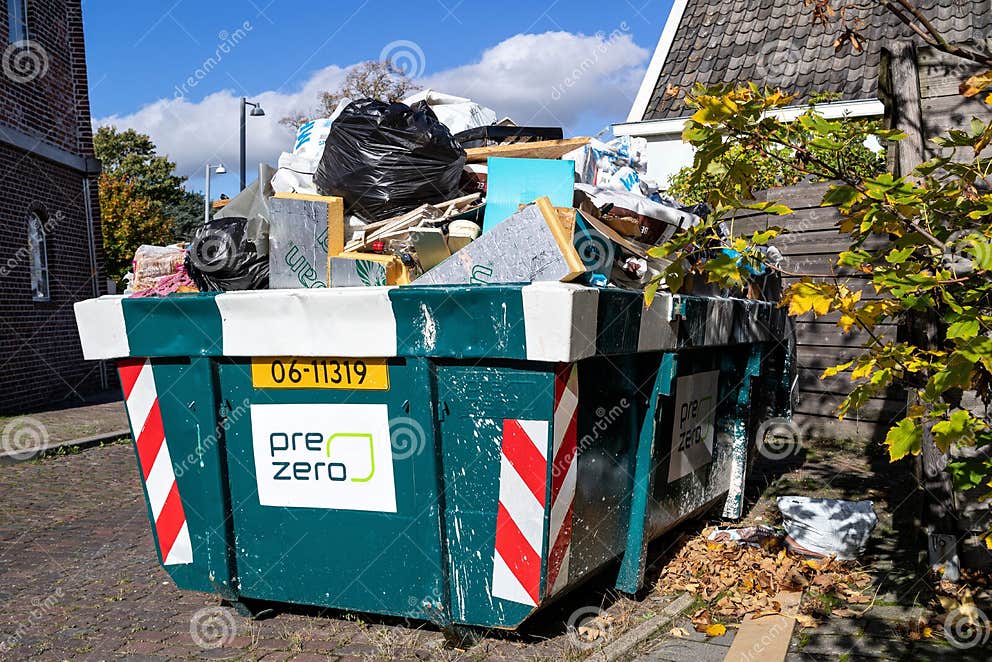 PreZero container editorial photography. Image of rubbish - 260008207