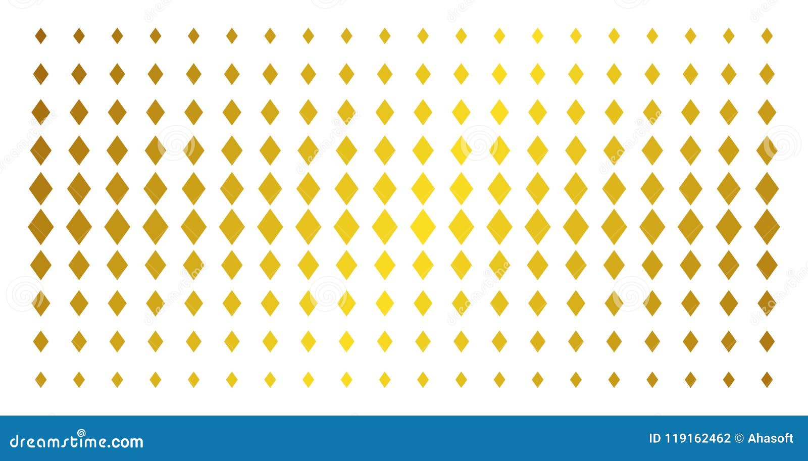 Filled Rhombus Gold Halftone Matrix Stock Vector - Illustration of ...