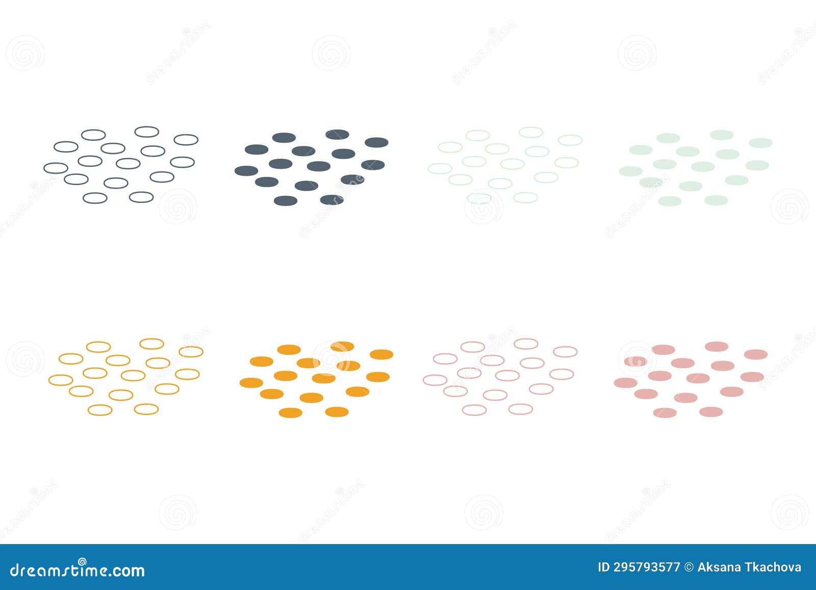 Fillers In The Form Of Circles And Balls In The Form Of Bubbles For The ...