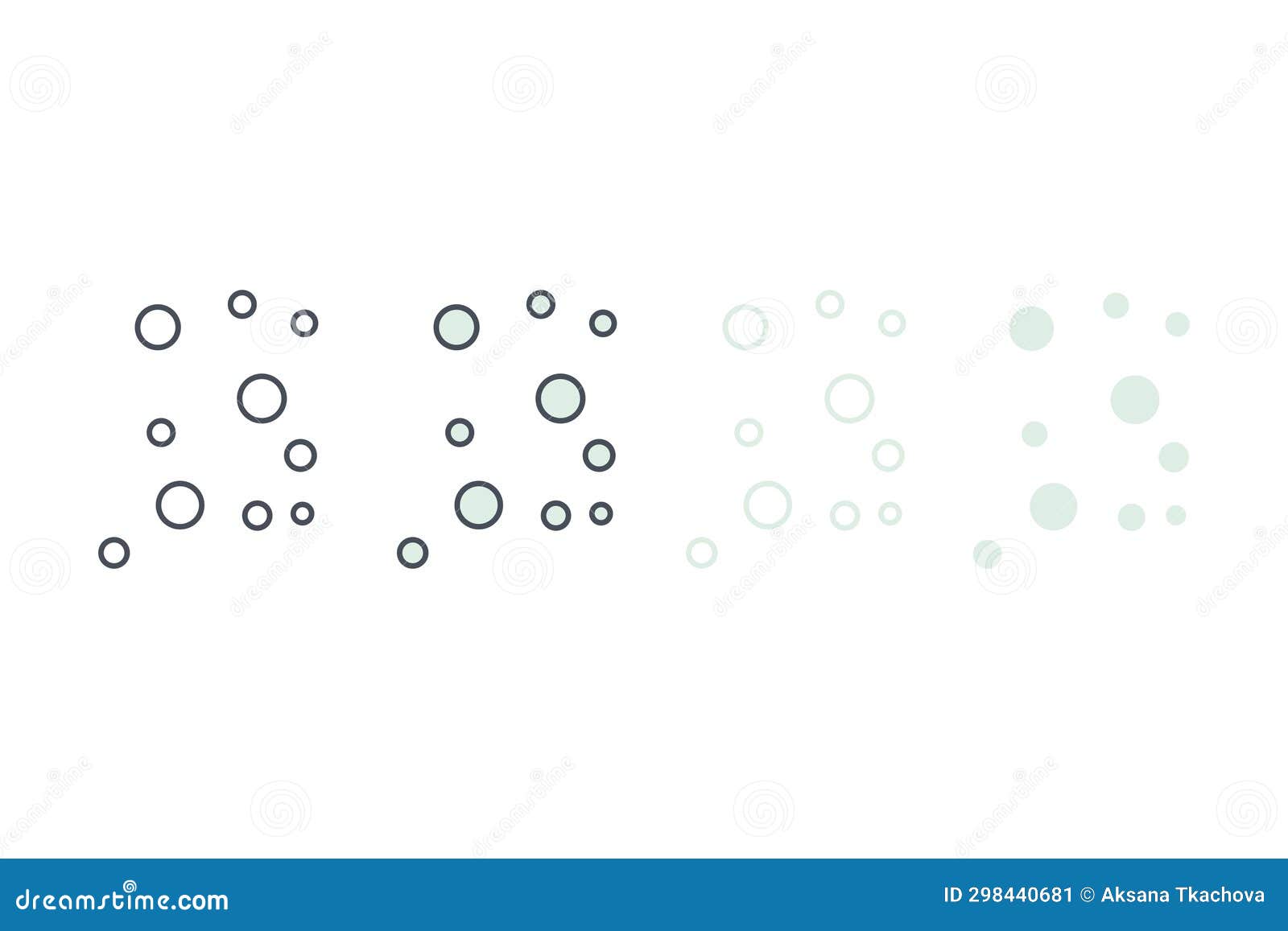 Fillers In The Form Of Circles And Balls In The Form Of Bubbles For The ...