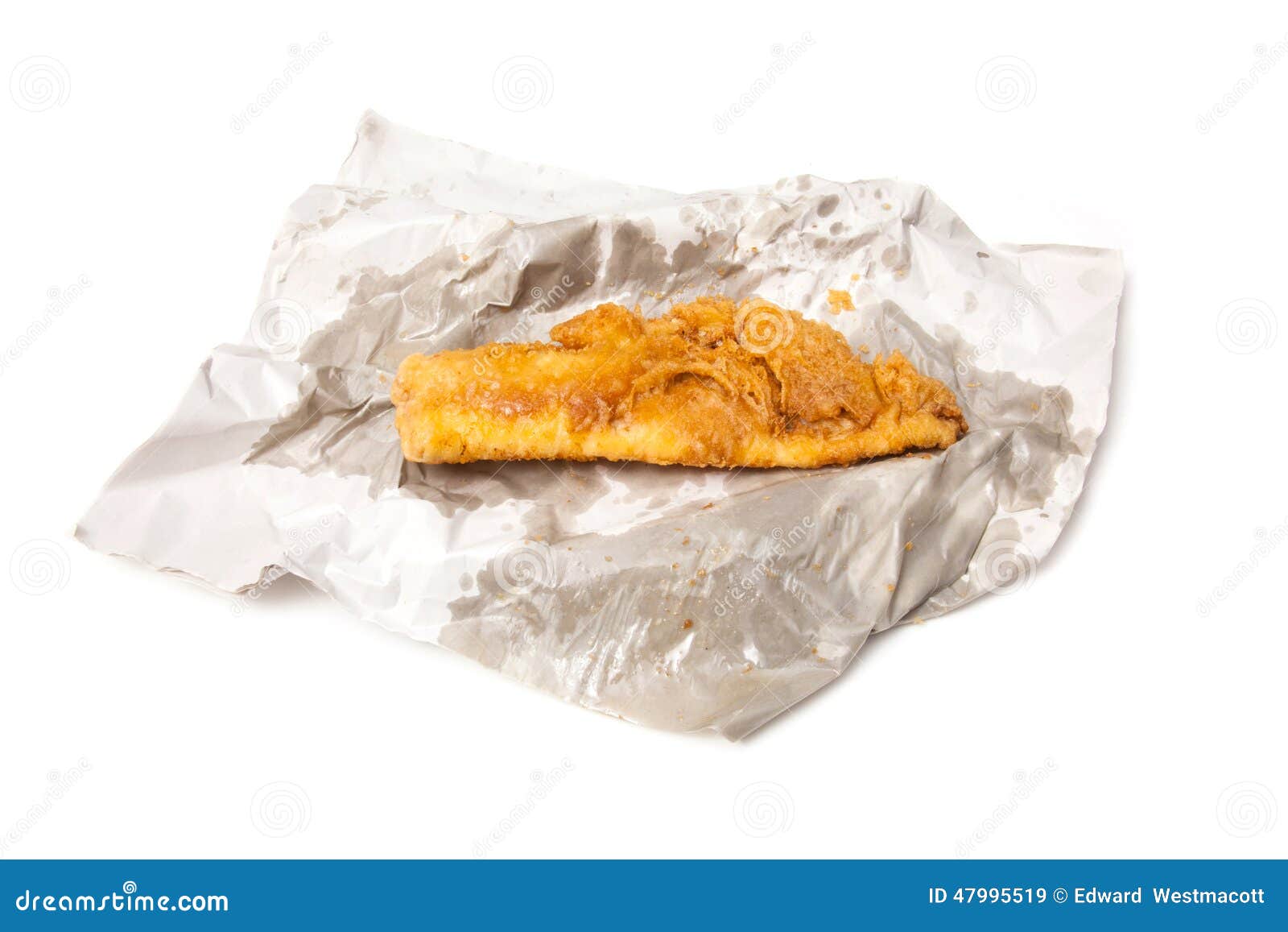 Fillet of Battered Deep Fried Cod. Stock Image - Image of seafood ...