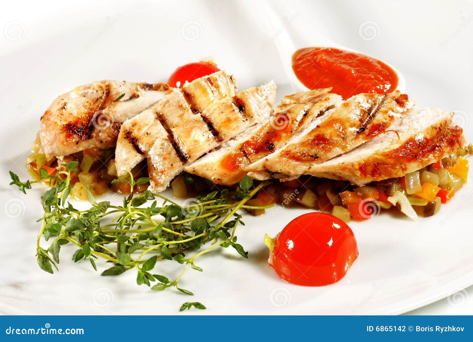 Fillet of Chicken stock photo. Image of cherry, main, nugget - 6865142
