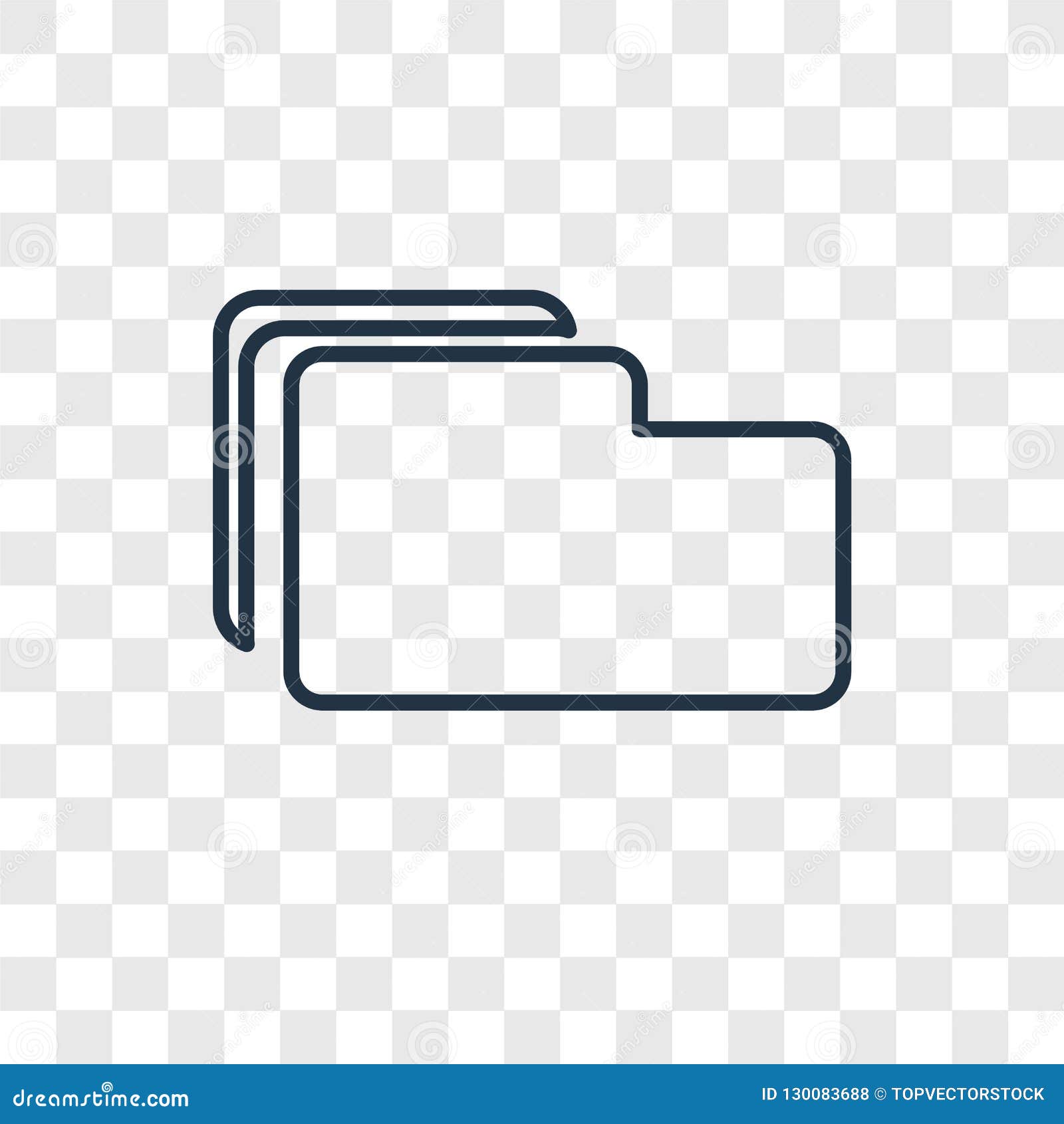 Fillet Concept Vector Linear Icon Isolated on Transparent Background ...