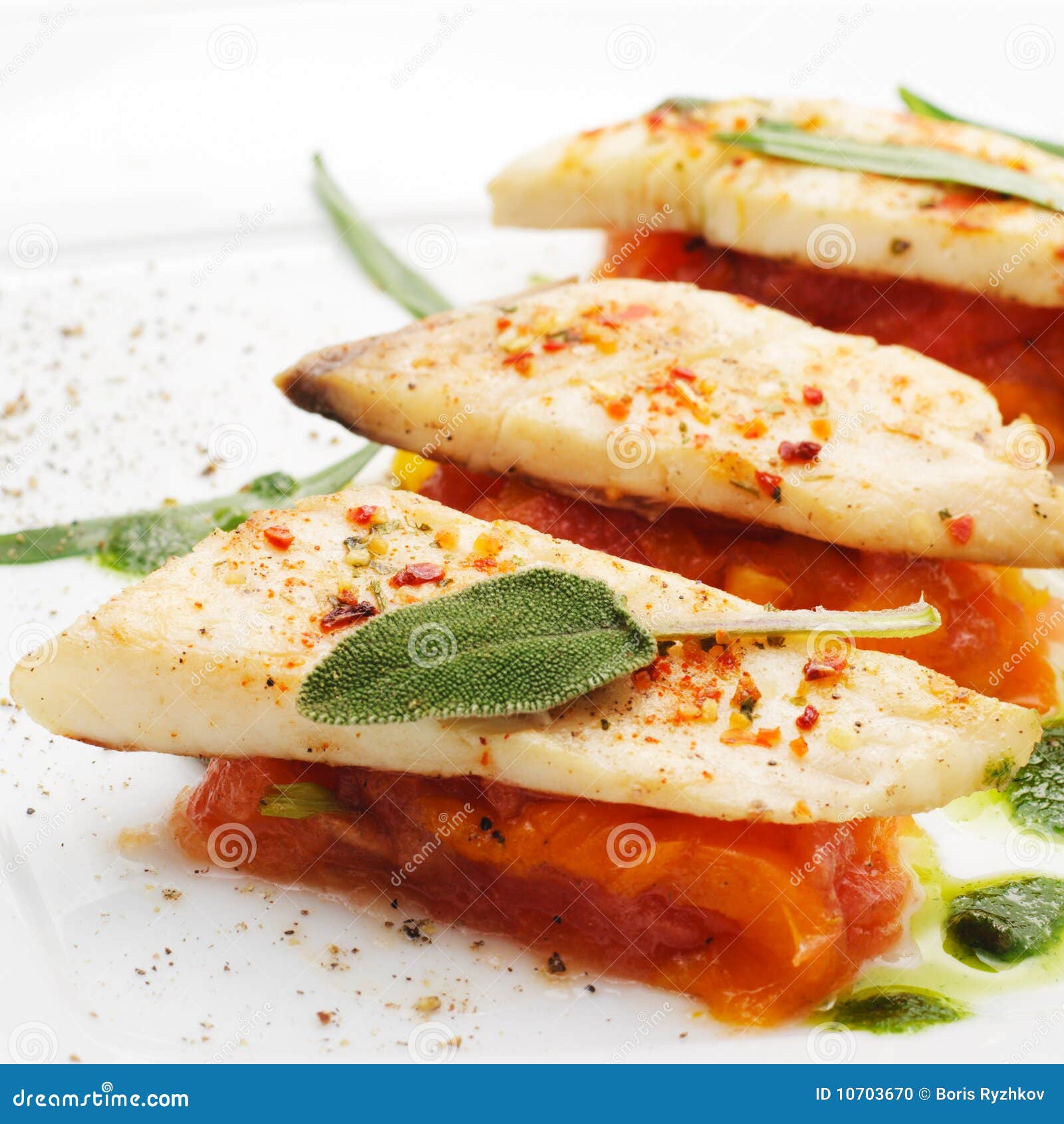 Fillet of Fish stock photo. Image of delicious, fillet - 10703670