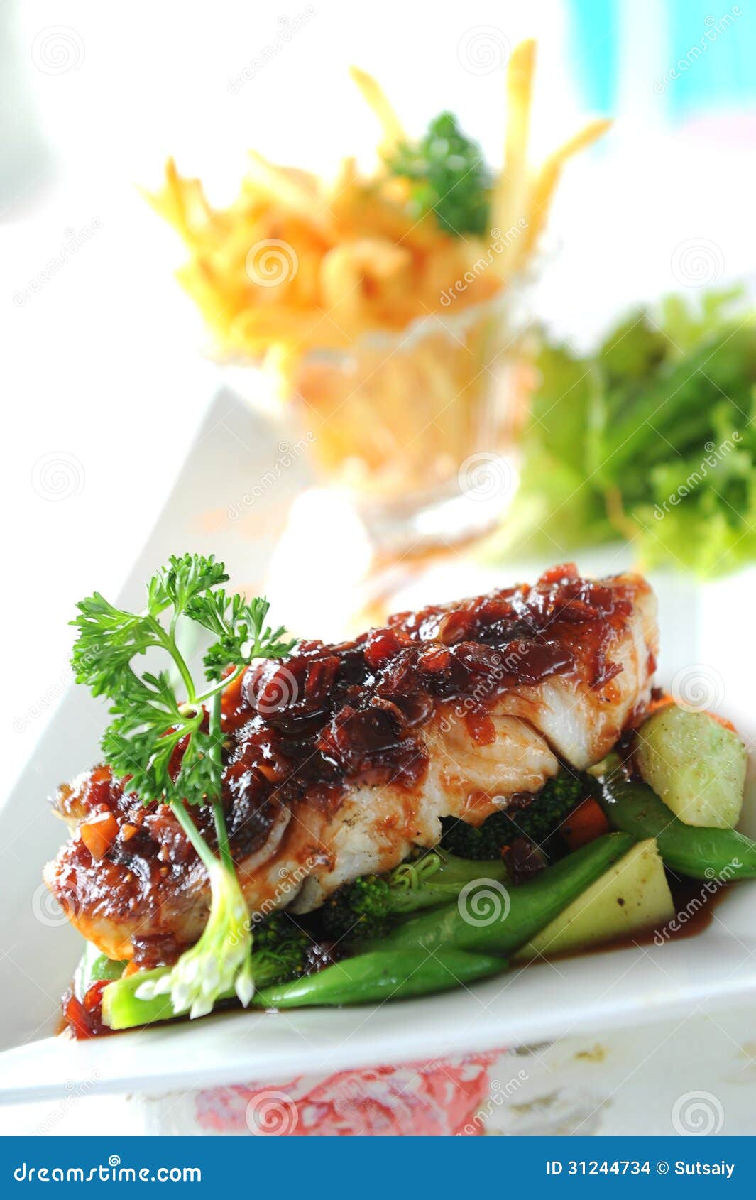 Fillet fish steak stock photo. Image of dinner, fillet - 31244734
