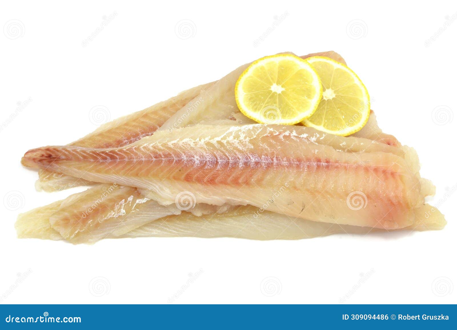 Fillet of pollock stock photo. Image of cytryna, meat - 309094486