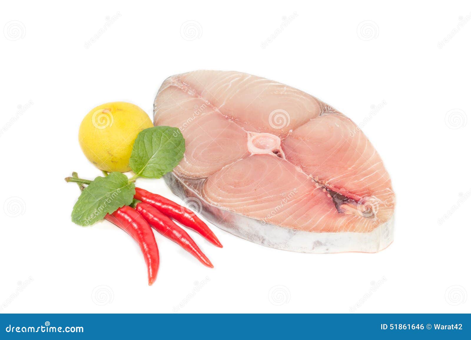 Fillet Of Spanish Mackerel Slide On Chopping Block,Scomberomorus Stock ...